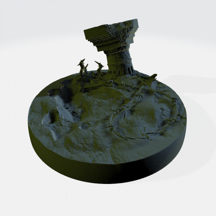 3D Printable Swamp Base S1 - Temporary Gift! by Romain Dewaest