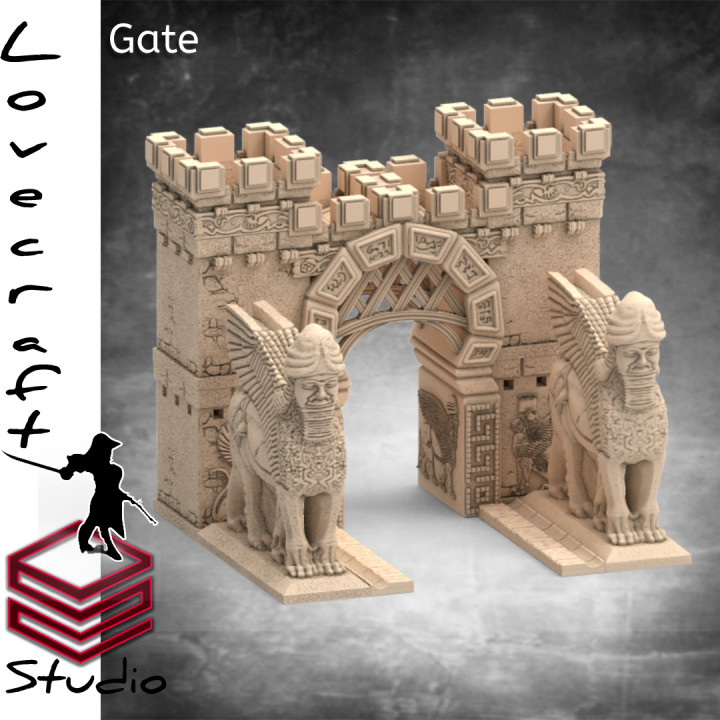 3D Printable Gate by Iain Lovecraft