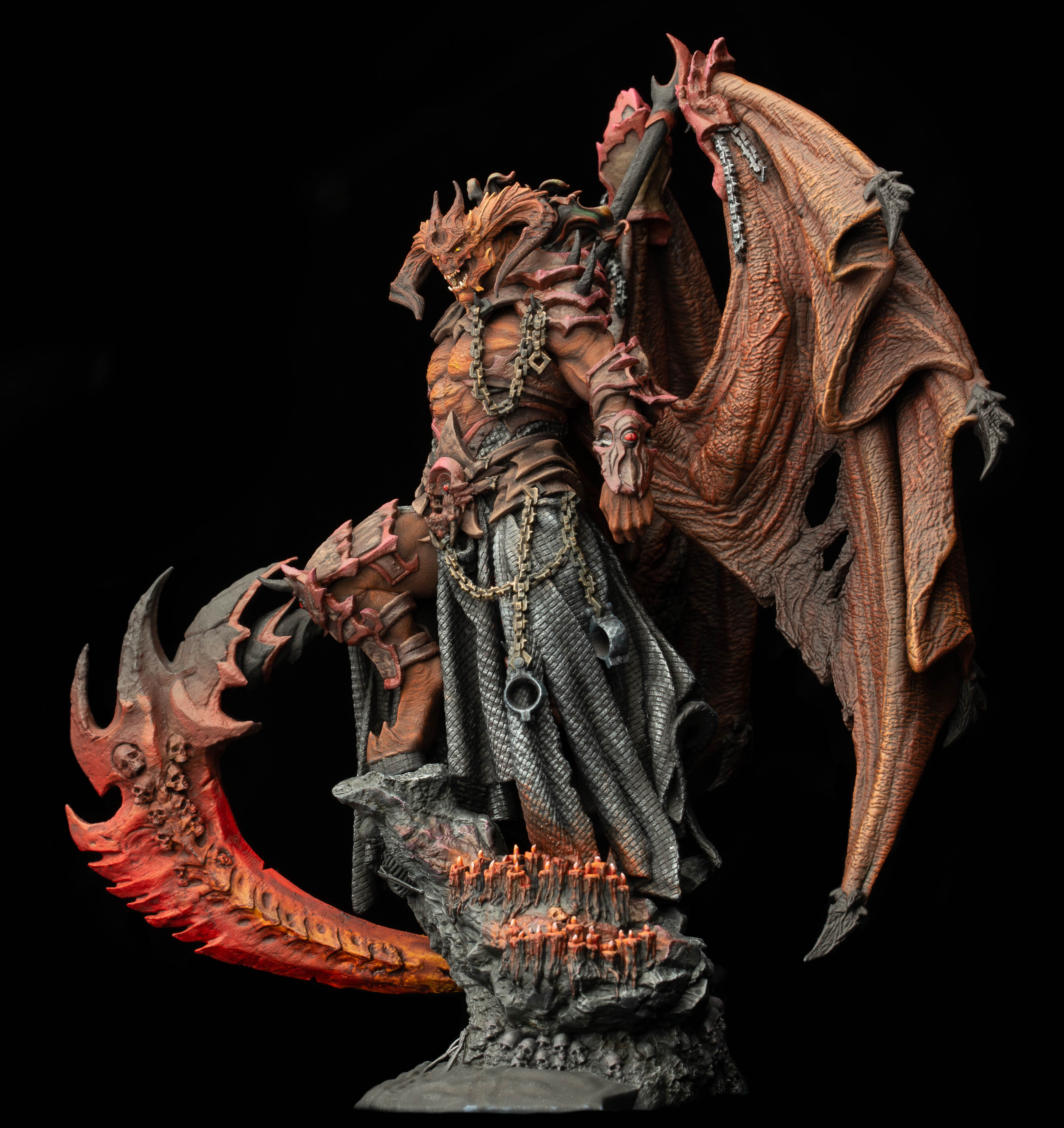 3D Printable Azael, Pit Lord by Archvillain Games