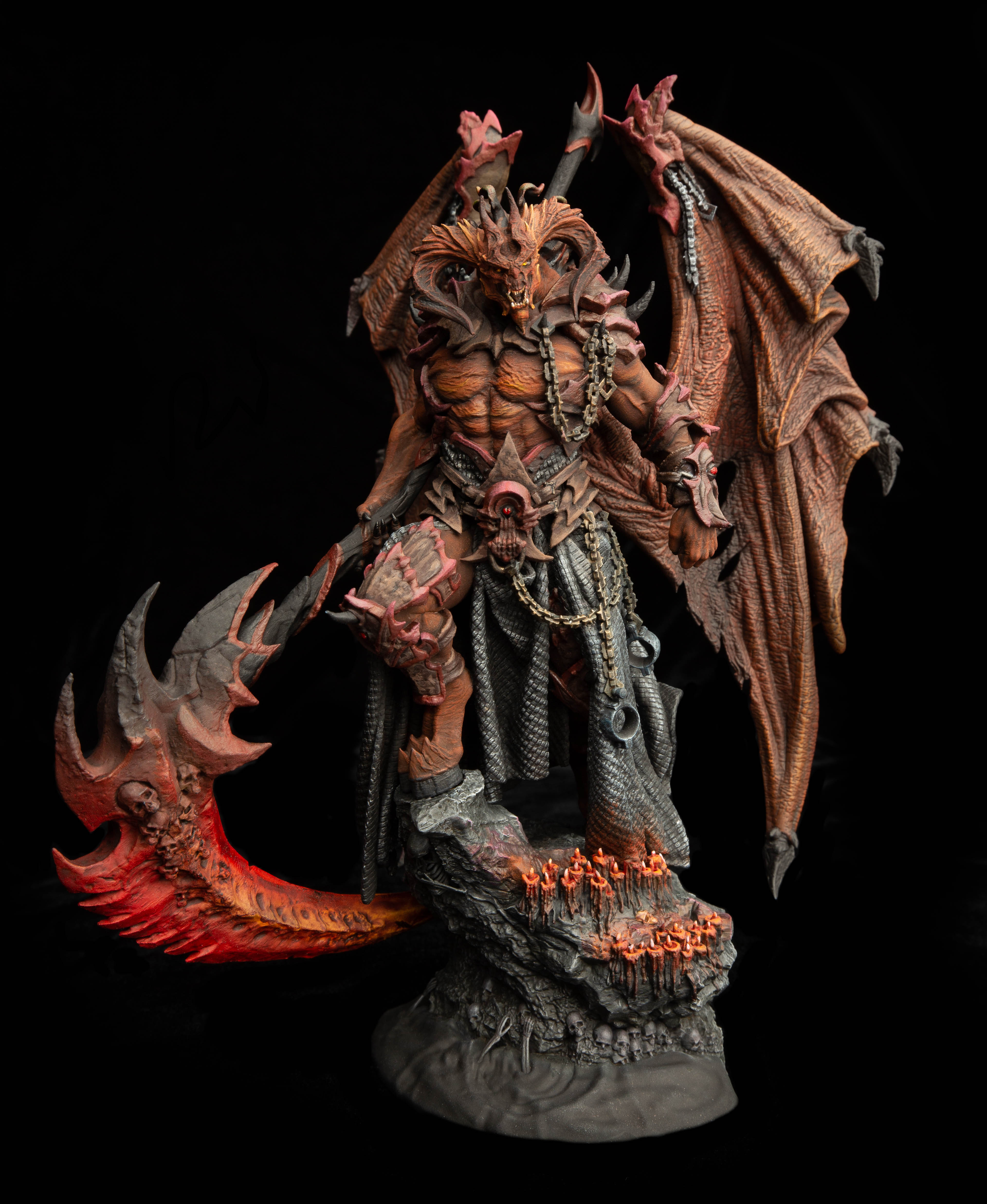 3D Printable Azael, Pit Lord by Archvillain Games