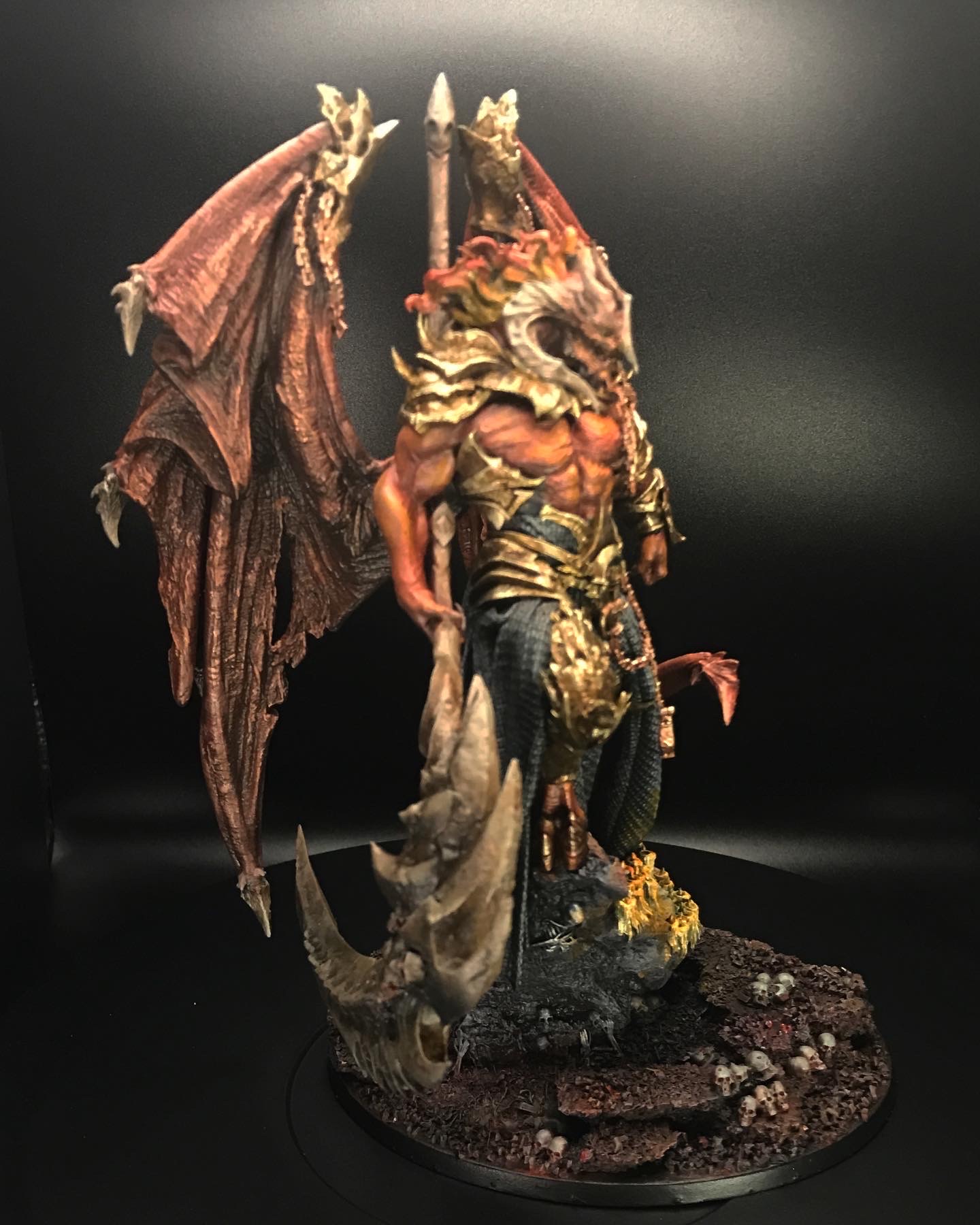 3D Printable Azael, Pit Lord by Archvillain Games