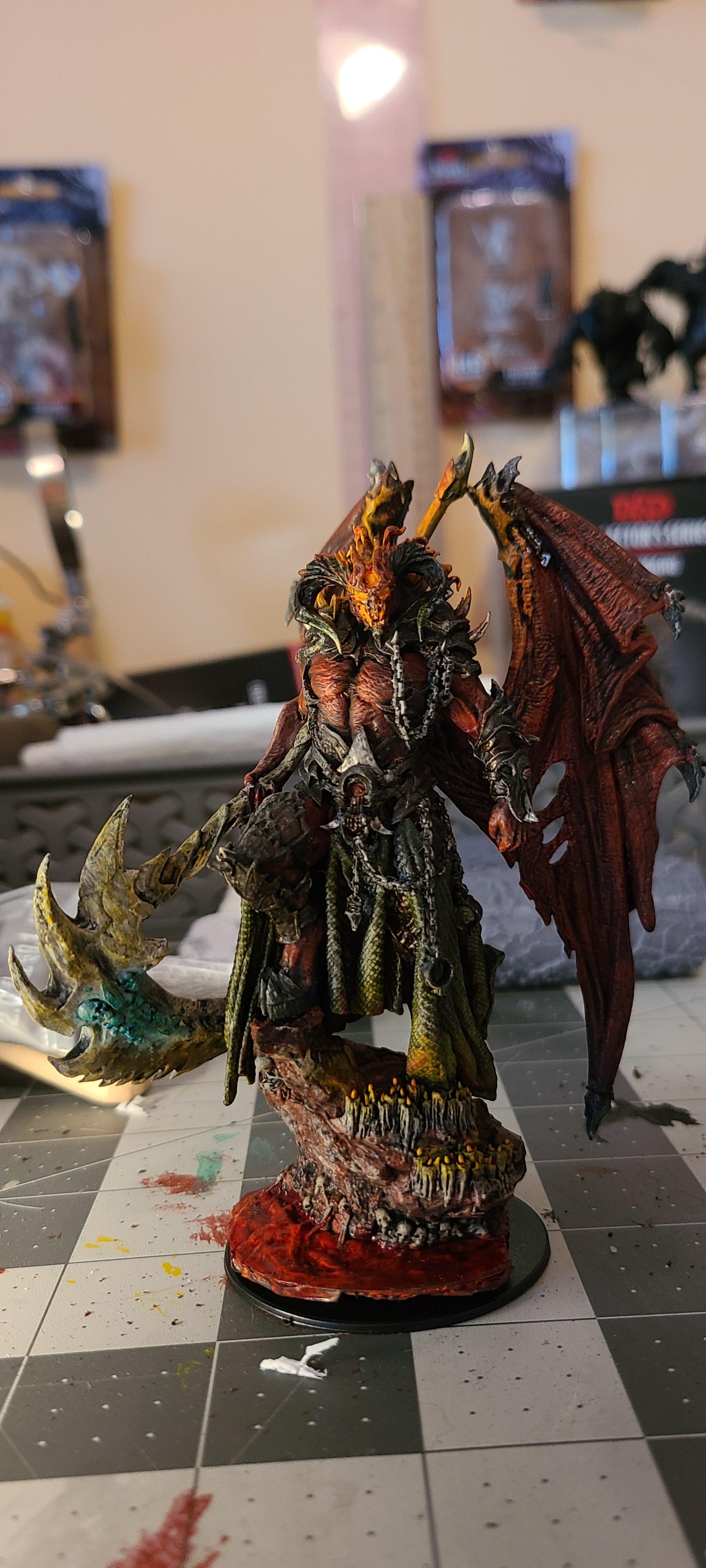 3D Printable Azael, Pit Lord by Archvillain Games