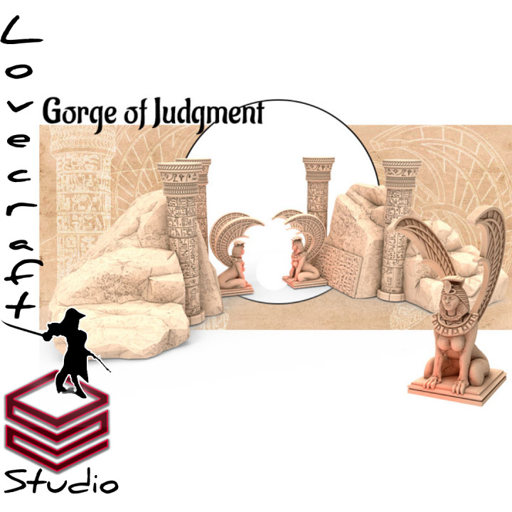 3D Printable Gorge of Judgment by Iain Lovecraft