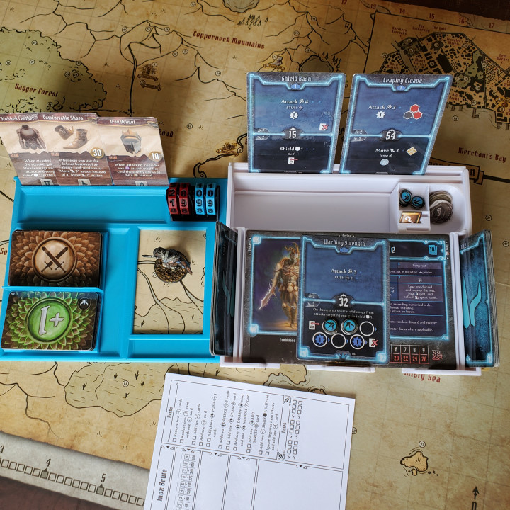 3D Printable Gloomhaven Player Dashboard & Storage Case by Tom's ...