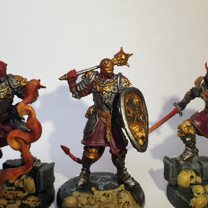 3D Print of Hellfire Inquisitors by miniature_printnpaint