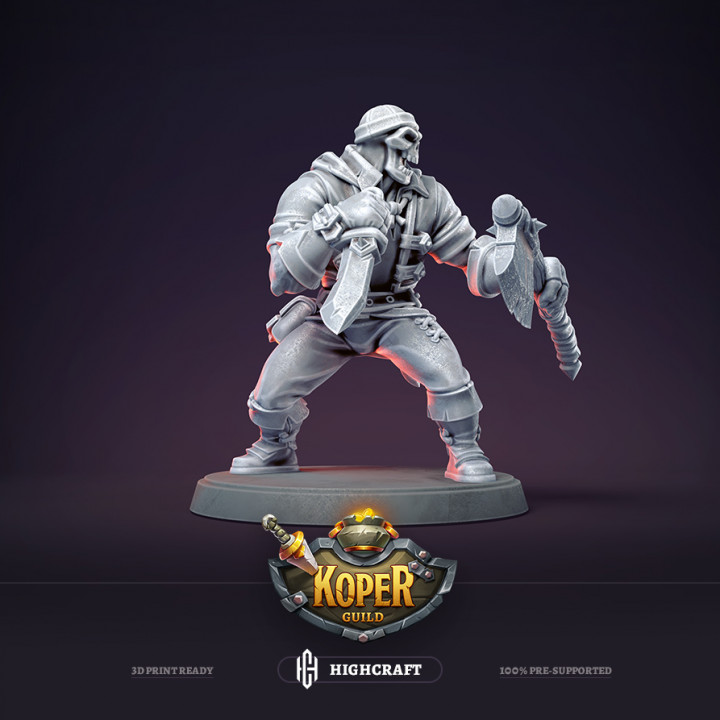 3D Printable Koper Skeleton Scout by HighCraft