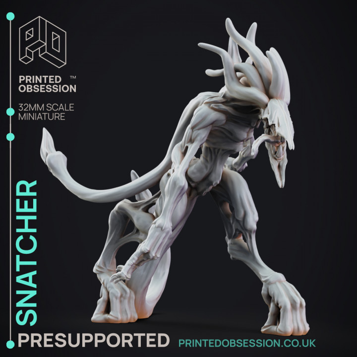 3D Printable Snatcher - The Mists of Change - PRESUPPORTED - 32mm Scale ...