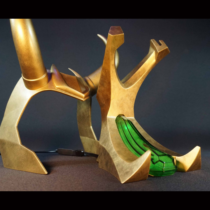 3D Printable Custom Display Stand for Loki’s Crown by Rune & Rola Sjølie