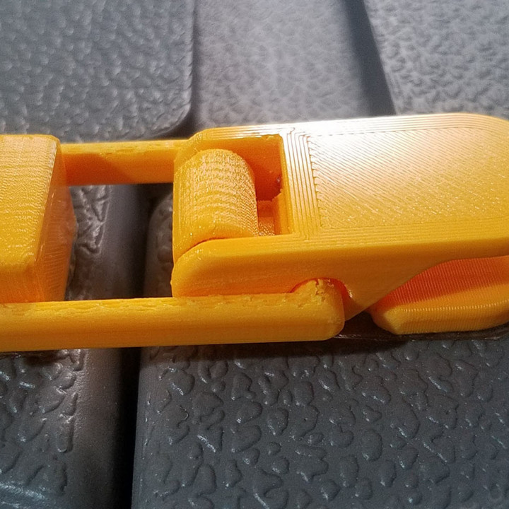3D Printable Lever Latch With Locking System by cu de vaca