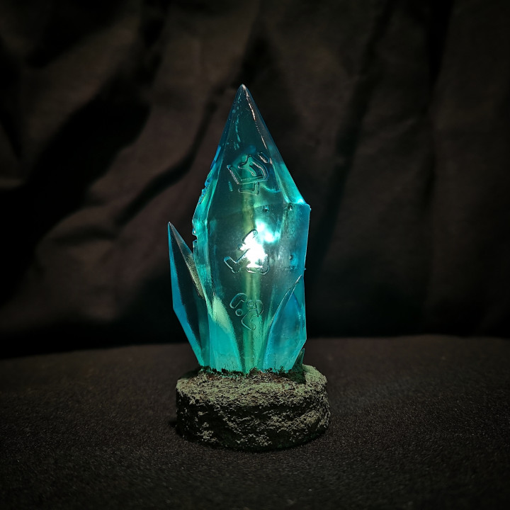 3D Printable Lighted Rune Stone / Crystal by Mike Müller