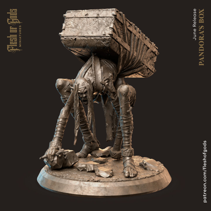 3D Printable June/21 - Pandora's Box Full Set (fixed) by Flesh of Gods