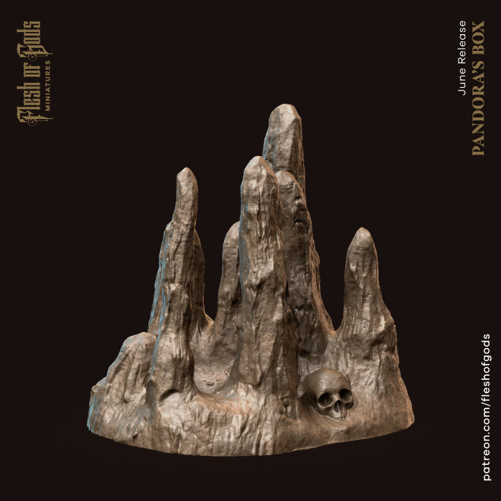 3D Printable June/21 - Pandora's Box Full Set (fixed) by Flesh of Gods