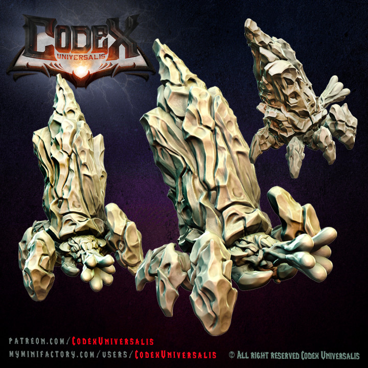 3D Printable Rock spider Pack by Codex Universalis