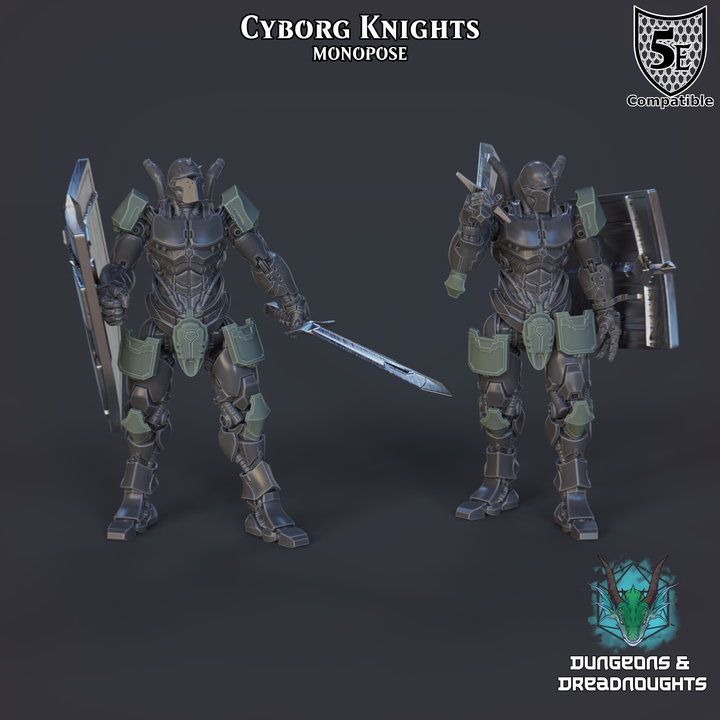 3D Printable Cyborg Knights - 5e | Gloom and Glory by Dungeons and ...