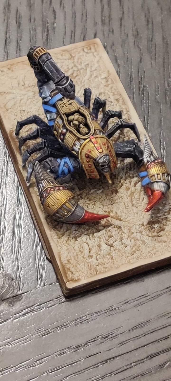 3D Printable Great Scorpion - Mummified Undead by One Page Rules