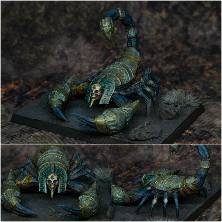 3D Print of Great Scorpion - Mummified Undead by Grumpael