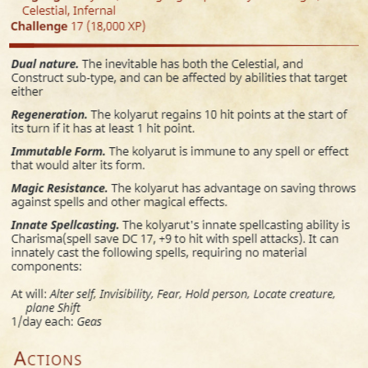 3D Printable Kolyarut by Cult of Pickle