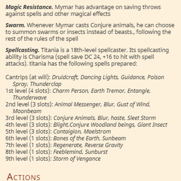 3D Printable Mymar by Cult of Pickle