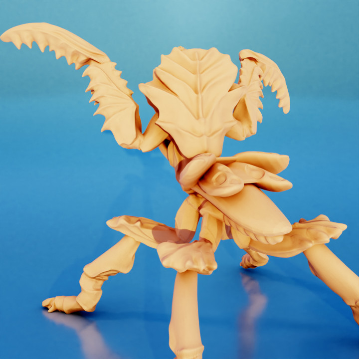 3D Printable Ntoo preying mantis by Cult of Pickle