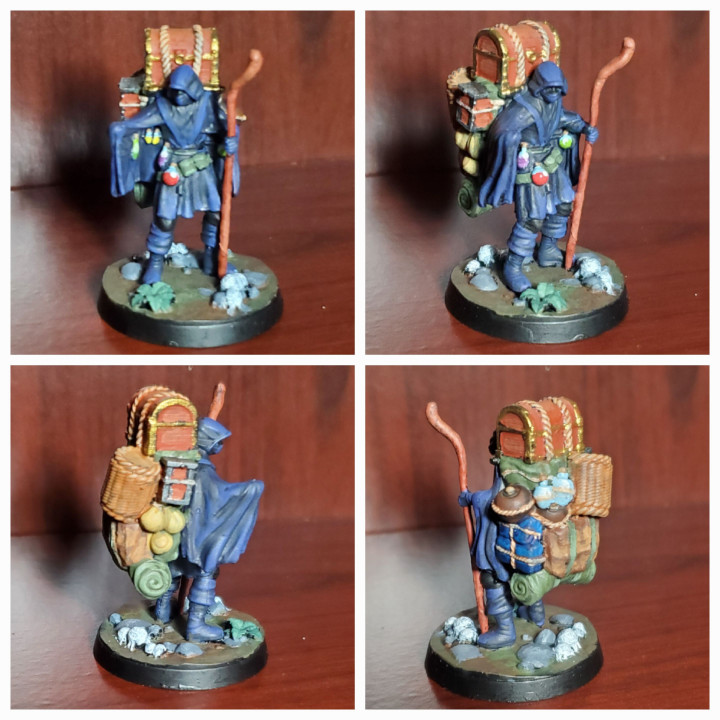 3D Print of Dark Merchant (FREE) by Pharasma