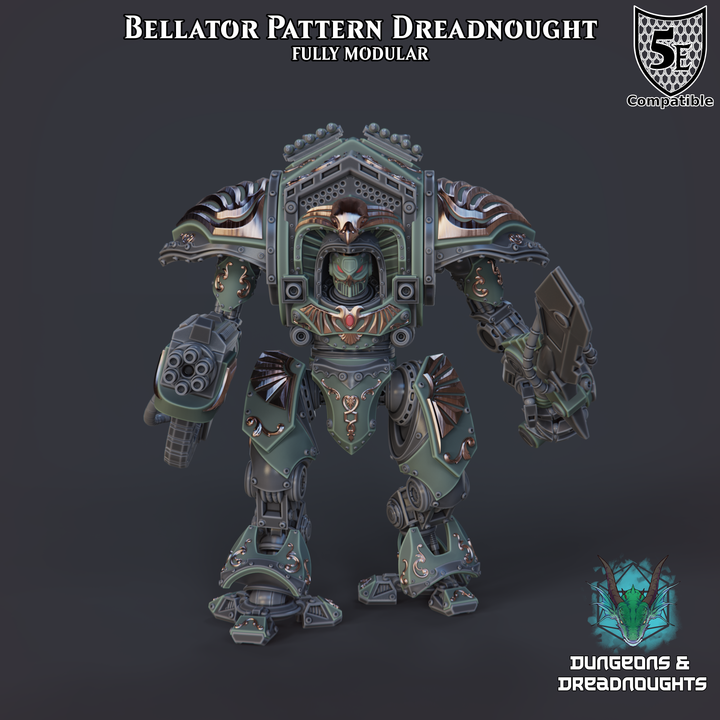 3D Printable Bellator Pattern Dreadnought (The Iron Dreadnought) - 5e ...