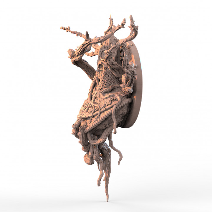 3D Printable Wall Skeleton Warrior by Alexei Konev