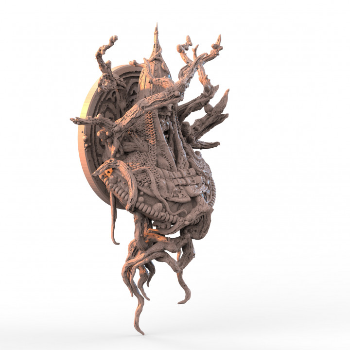 3D Printable Wall Skeleton Warrior by Alexei Konev