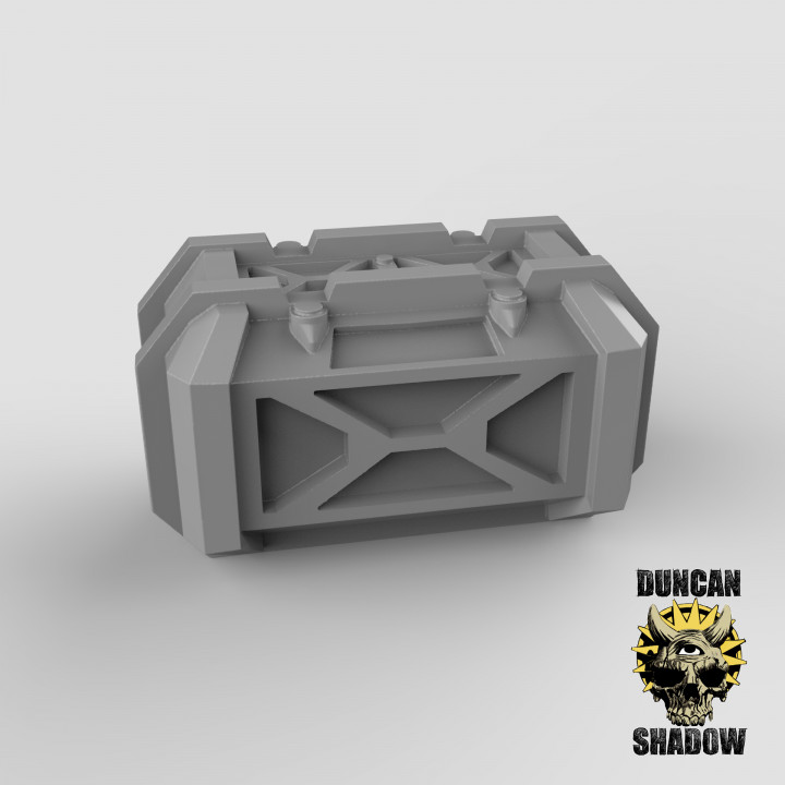 3D Printable Sci-fi Battery's and creates by Duncan Shadow
