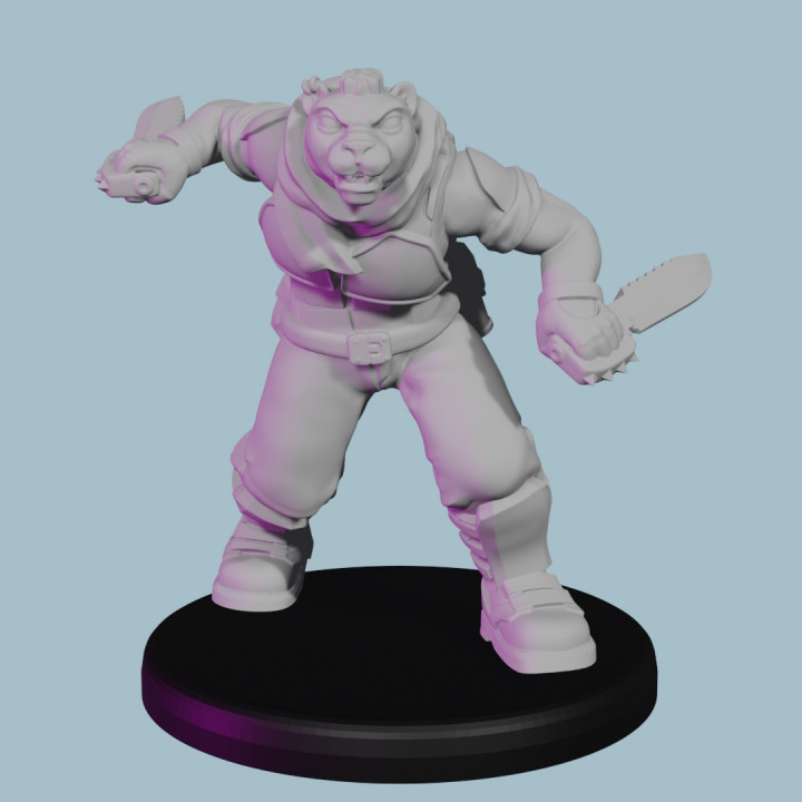 3D Printable Pahtra Operative - Dual Combat Knife by Imagine Minis