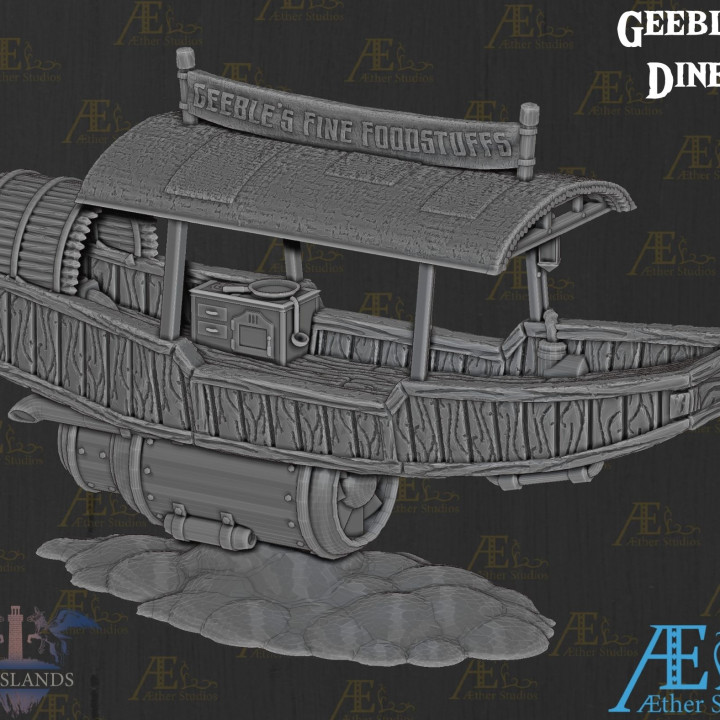 3D Printable KS3SHP09 - Geeble's Diner by Aether Studios
