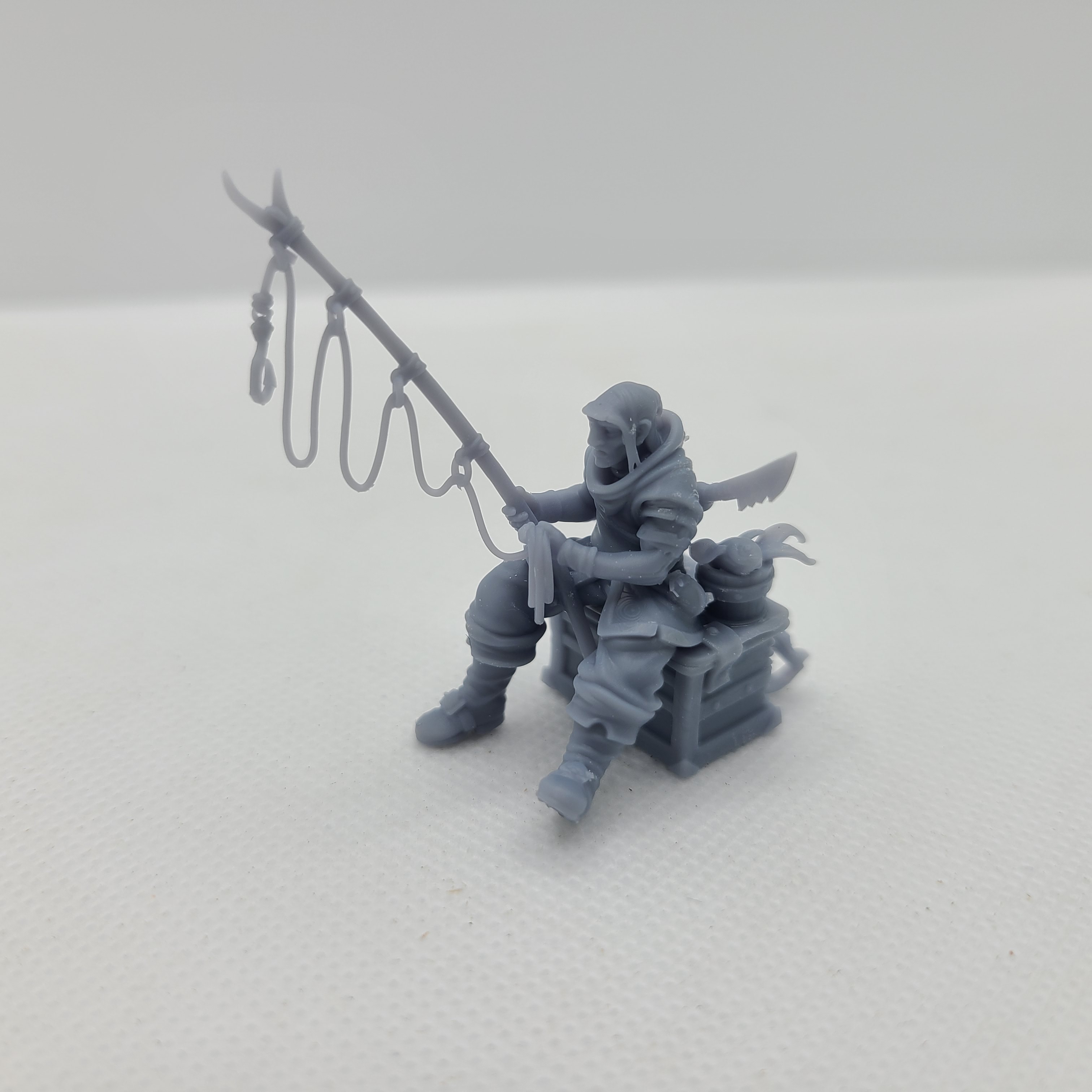 3D Printable Fisherman Set by STL Miniatures