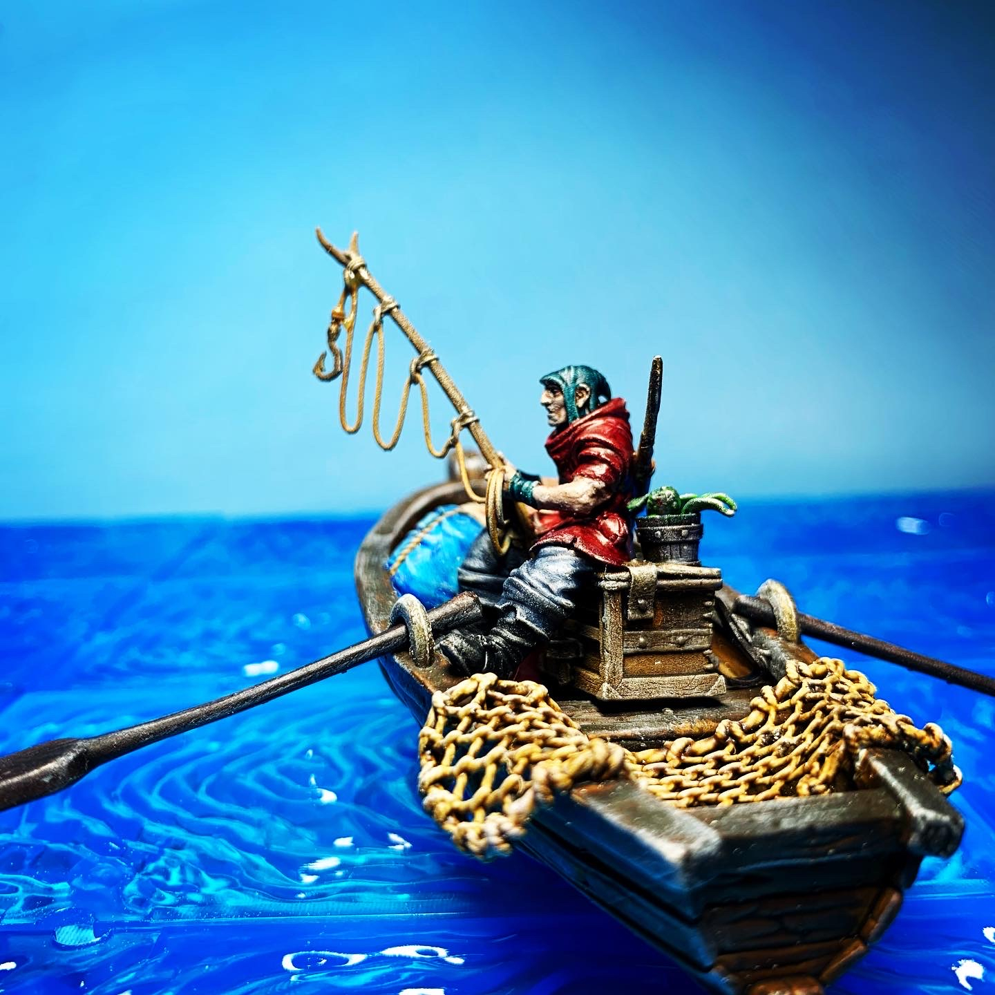3D Printable Fisherman Set by STL Miniatures