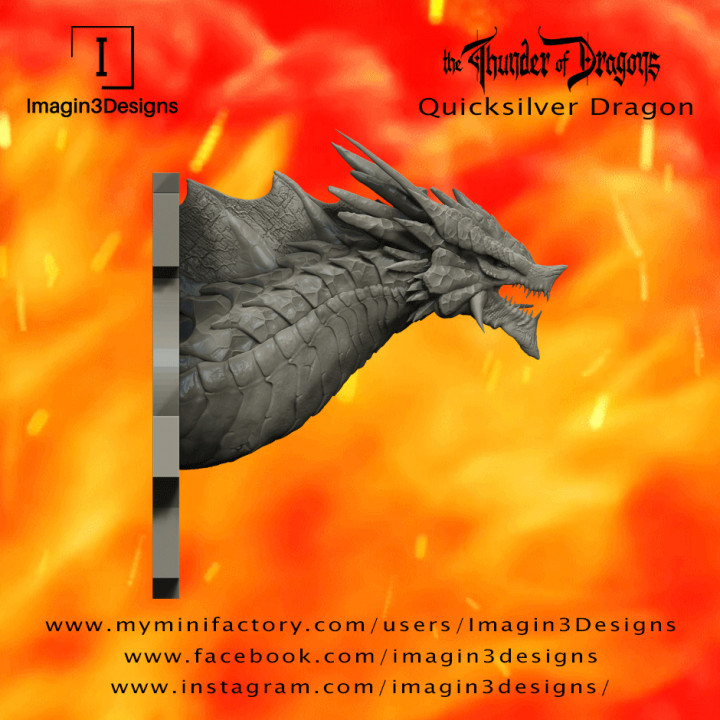 3D Printable Shofa'shocaz -The Deceiver- The Quicksilver Dragon by ...