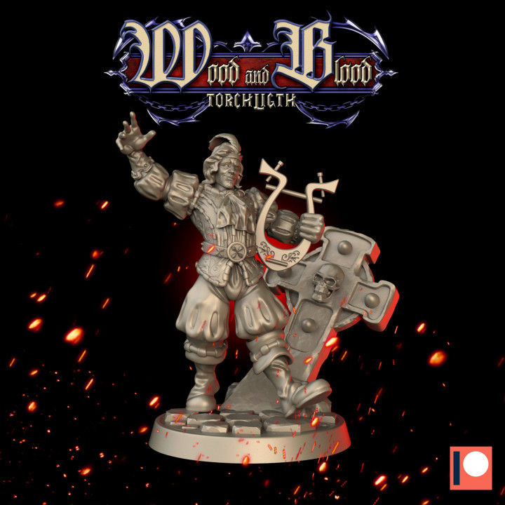 3D Printable Torchlight "Bard" by Torchlight Models