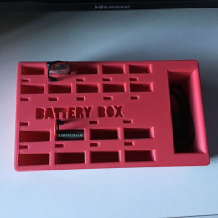 3D Printable Drone battery box by Logan TR J