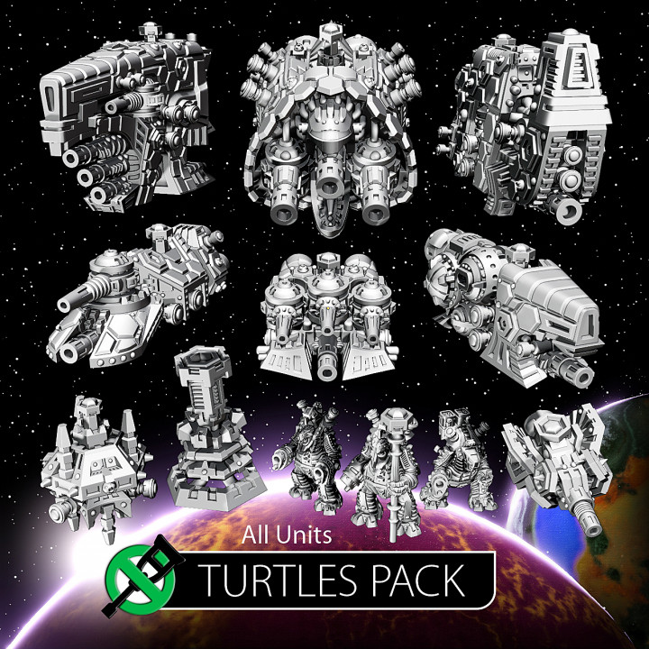 3D Printable TURTLES PACK by ИVAN