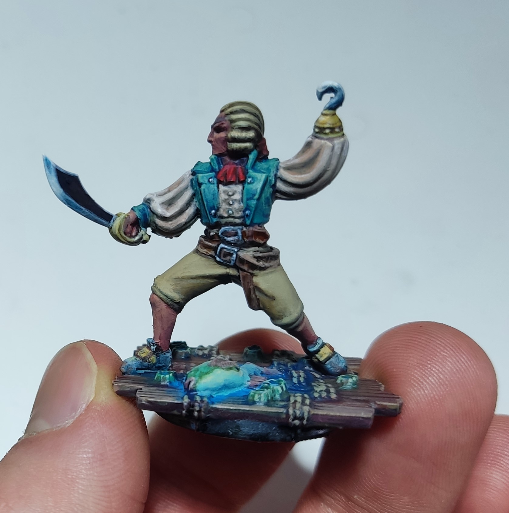 3D Printable Fancy Pirate 01 by Vae Victis Miniatures
