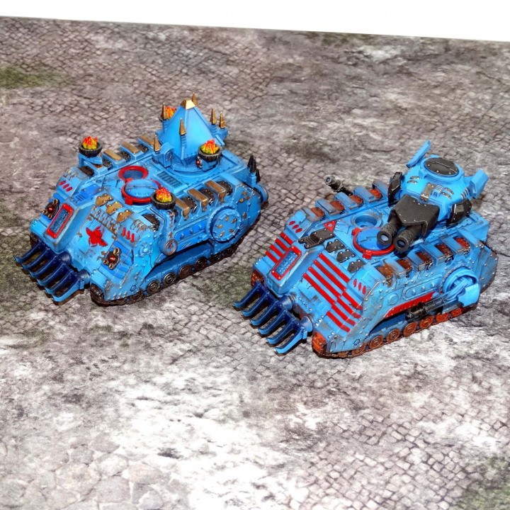 3D Printable APC / Tank with ancient Egyptian sci fi variant by Lex Addams