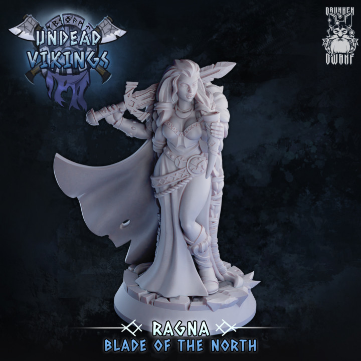 3D Printable July 2021 Release - Undead_Vikings by DrunkenDwarf