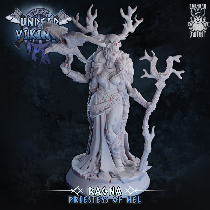 3D Printable July 2021 Release - Undead_Vikings by DrunkenDwarf