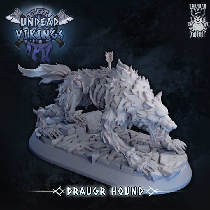 3D Printable July 2021 Release - Undead_Vikings by DrunkenDwarf