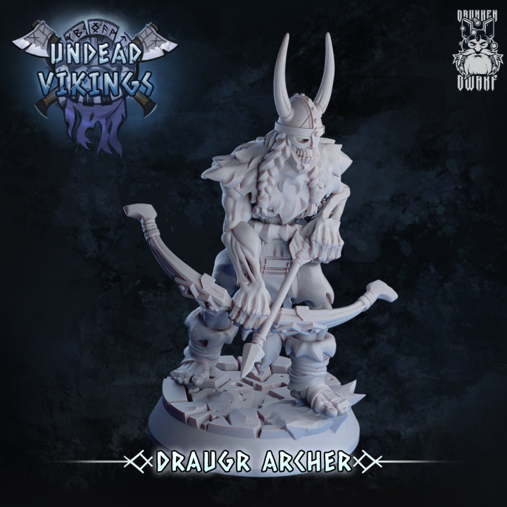 3D Printable July 2021 Release - Undead_Vikings by DrunkenDwarf