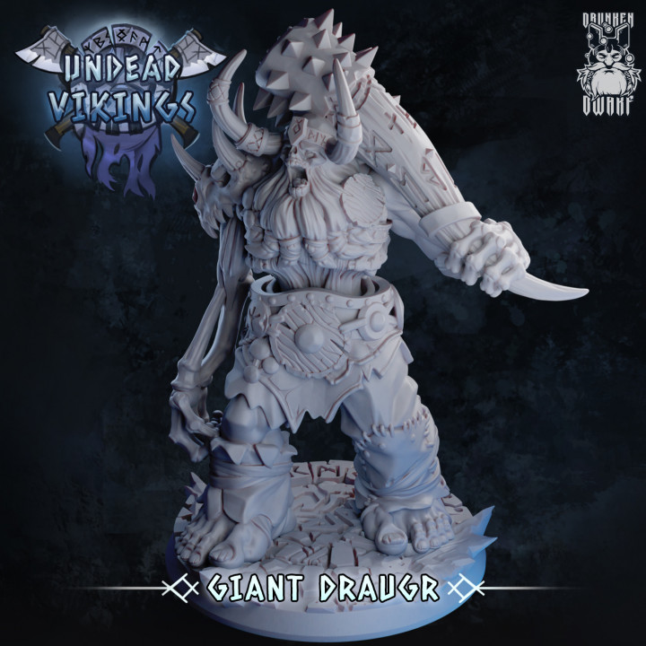 3D Printable July 2021 Release - Undead_Vikings by DrunkenDwarf