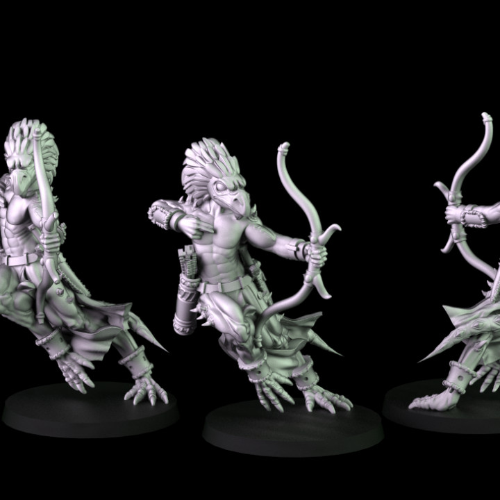 3D Printable Lizardmen by Crosslances