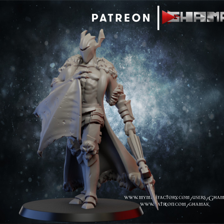 3D Printable Undead vampire 1 support ready by Ghamak