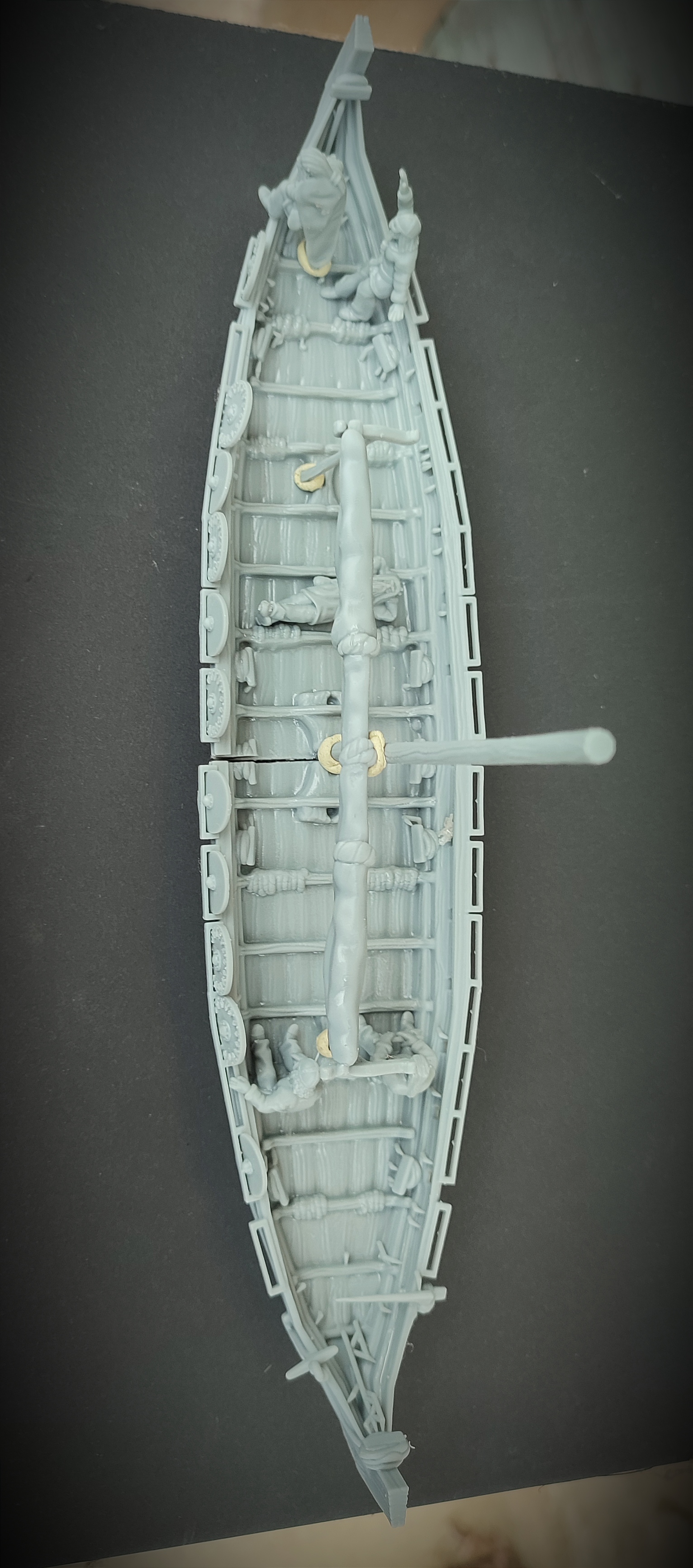 3D Printable Drakkar (Longship) et équipage - 28mm for wargame by ...