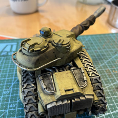 3D Printable Caiman Main Battle Tank by Reptilian Overlords