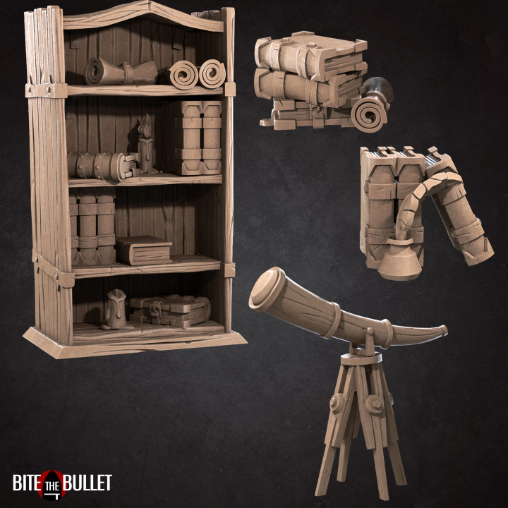 3D Printable August 2021 Release - Bullet Town Crew Pt.1 by Bite the Bullet