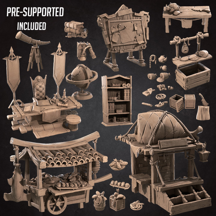 3D Printable August 2021 Release - Bullet Town Crew Pt.1 by Bite the Bullet