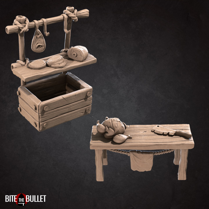 3D Printable August 2021 Release - Bullet Town Crew Pt.1 by Bite the Bullet